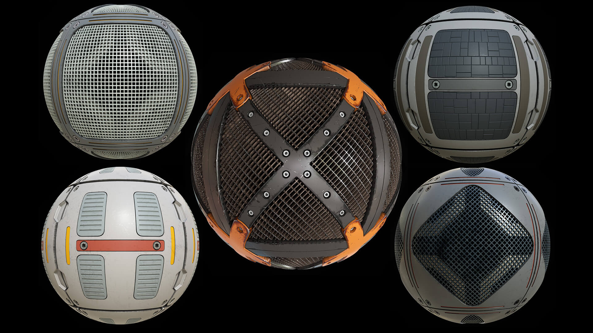 Sci-Fi Material Pack 4 by samurart