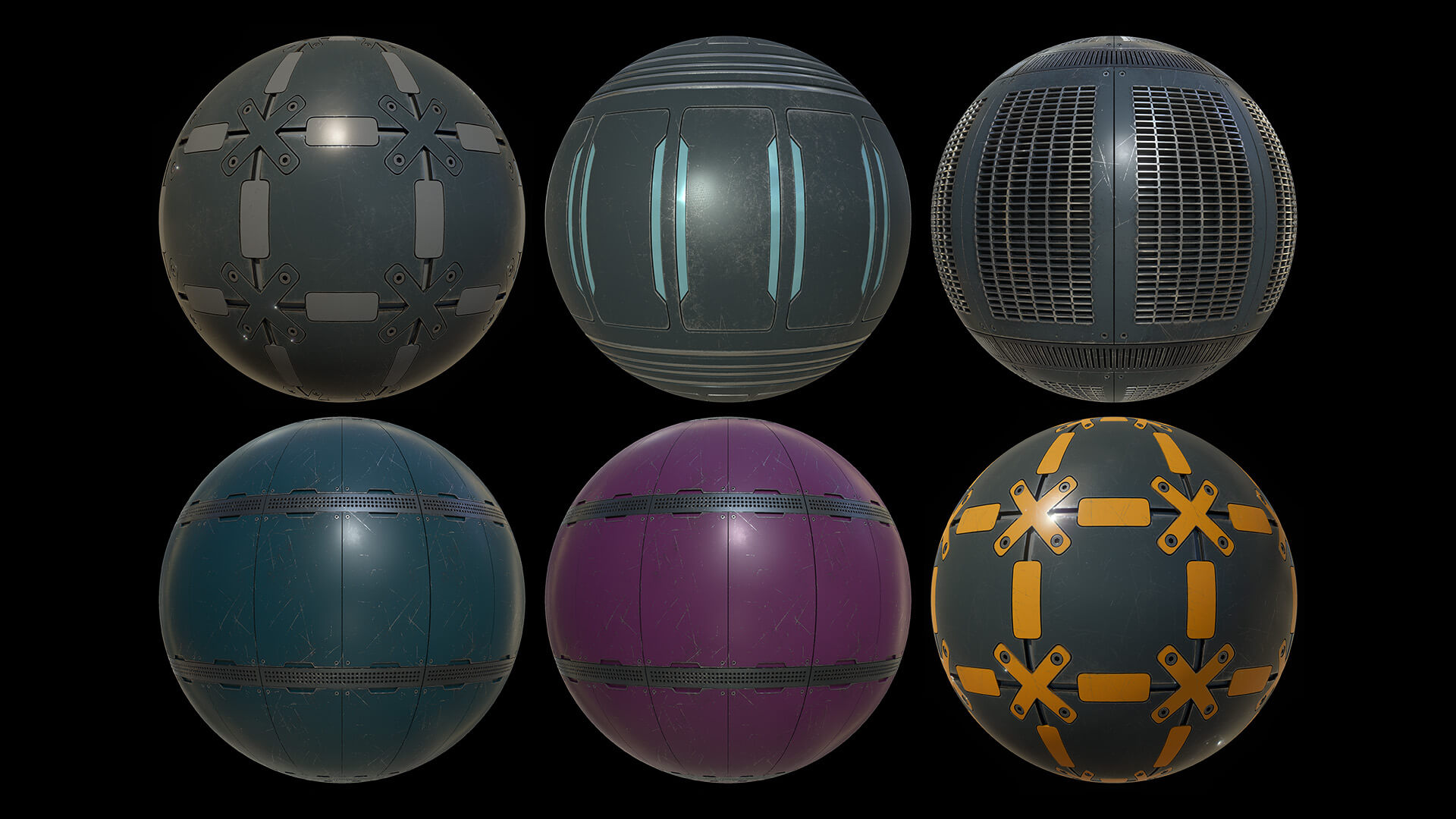 Sci-Fi Material Pack 6 by samurart