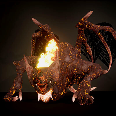 Hell Demonic Bat - 3D Model by SAN 3D Art