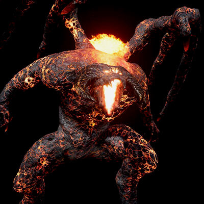 Hell Demon Guard - 3D Model by SAN 3D Art