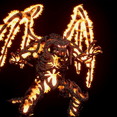 Hell Demon Undead - 3D Model by SAN 3D Art