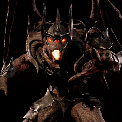 Hell Demon Warrior - 3D Model by SAN 3D Art