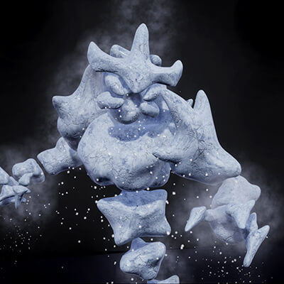 Ice Elemental - 3D Model by SAN 3D Art