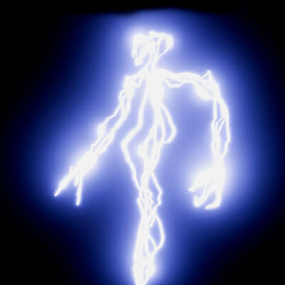 Lightning Elemental - 3D Model by SAN 3D Art