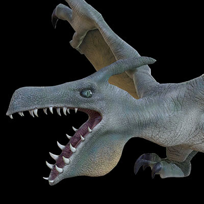 Pterodactyl Creature - 3D Model by SAN 3D Art