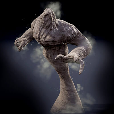 Sand Elemental - 3D Model by SAN 3D Art