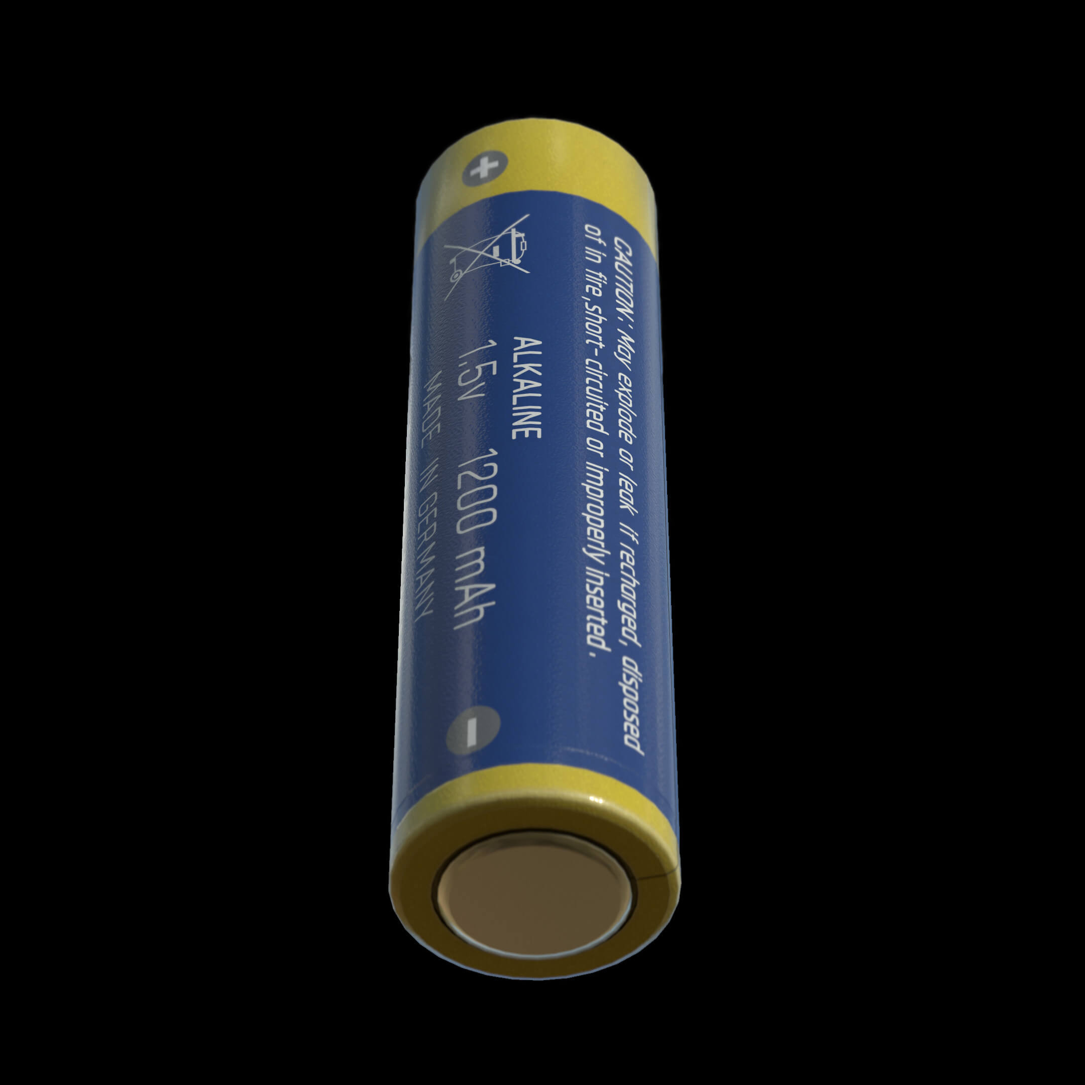 AA Alkaline Batteries - 3D Model by sanchiesp