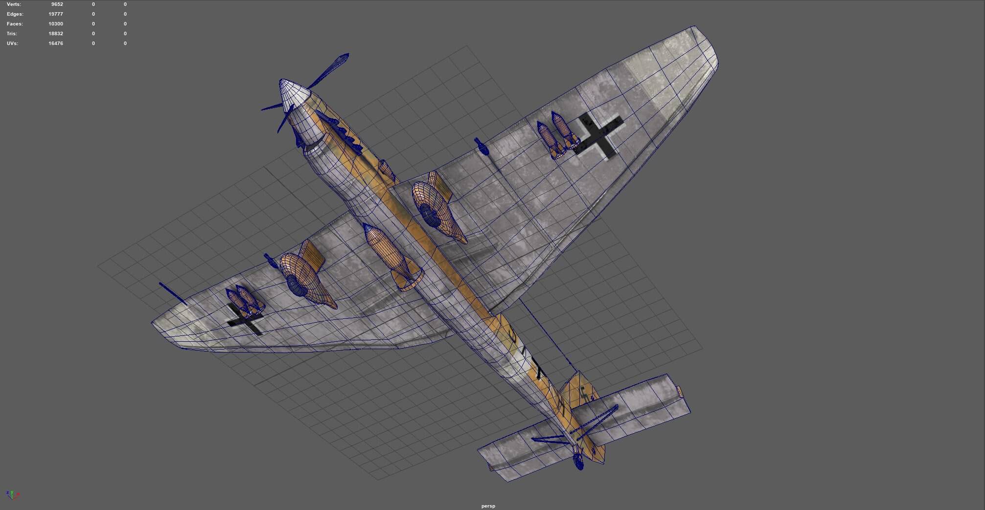 Afrika Korps Ju 87 Stuka - 3D Model by sanchiesp