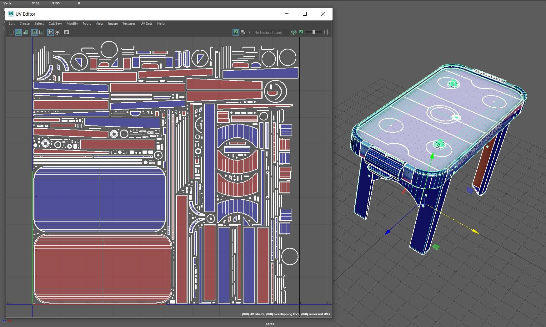 Air Hockey Table - 3D Model by sanchiesp