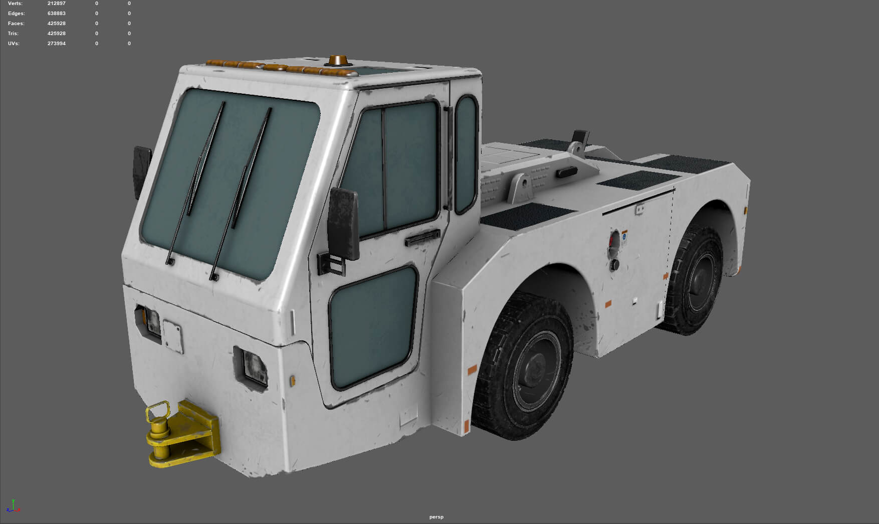 Airport Vehicle - 3D Model by sanchiesp