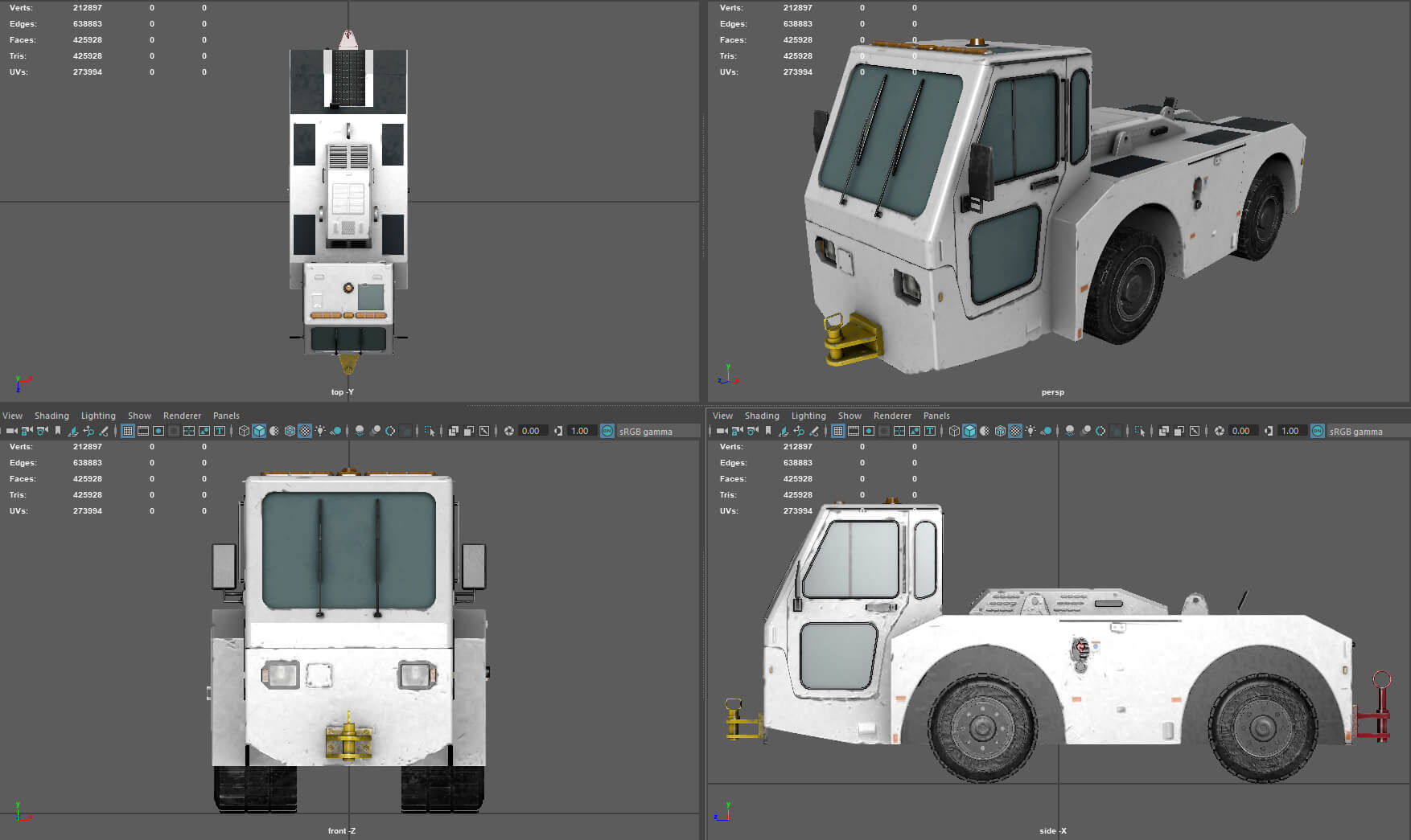 Airport Vehicle - 3D Model by sanchiesp