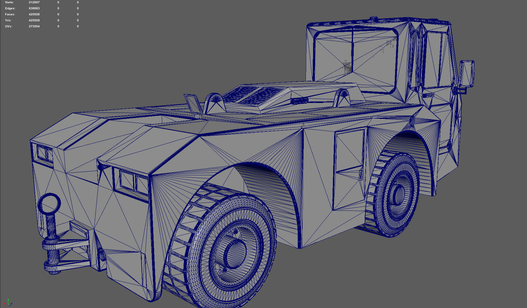 Airport Vehicle - 3D Model by sanchiesp