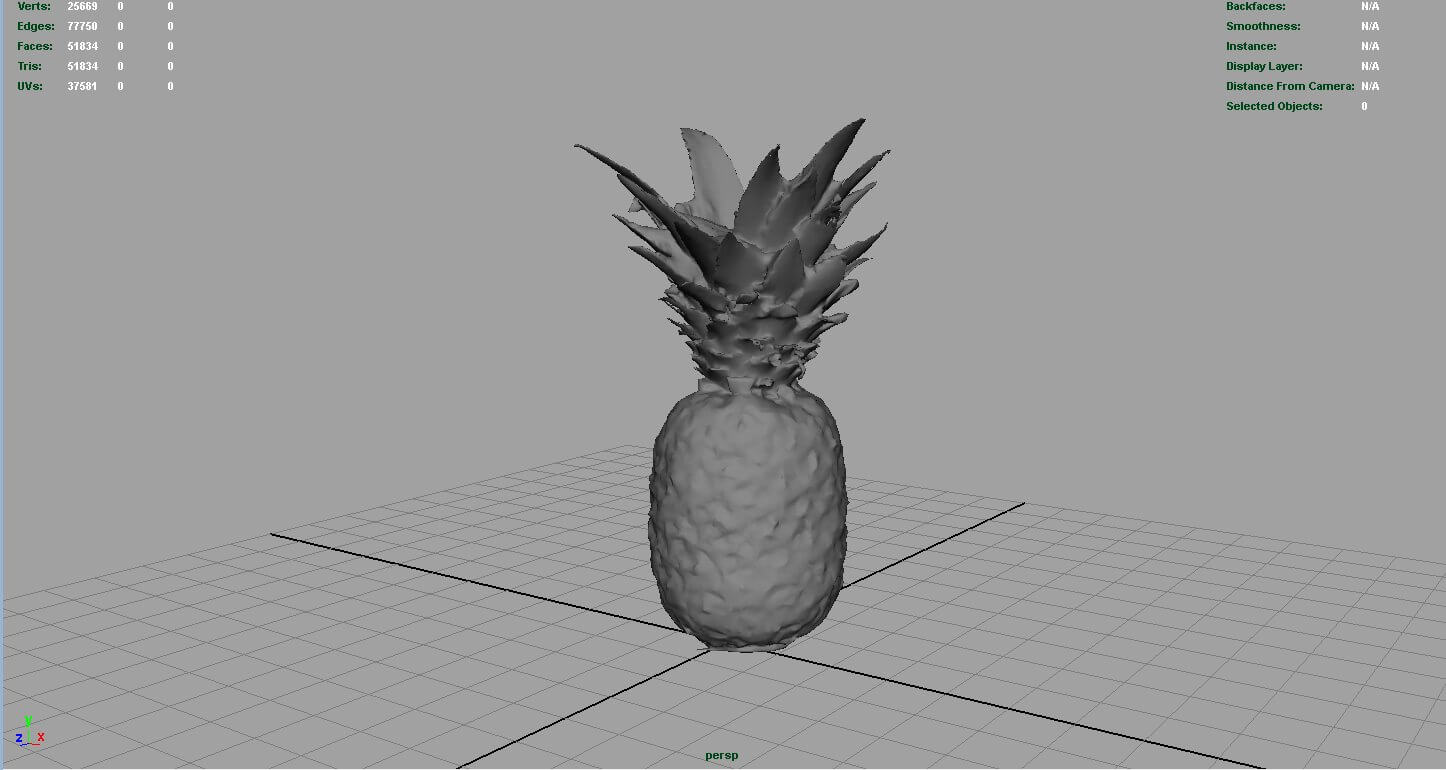 Ananas - 3D Model by sanchiesp