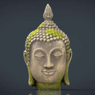 Ancient Buddha Model by sanchiesp