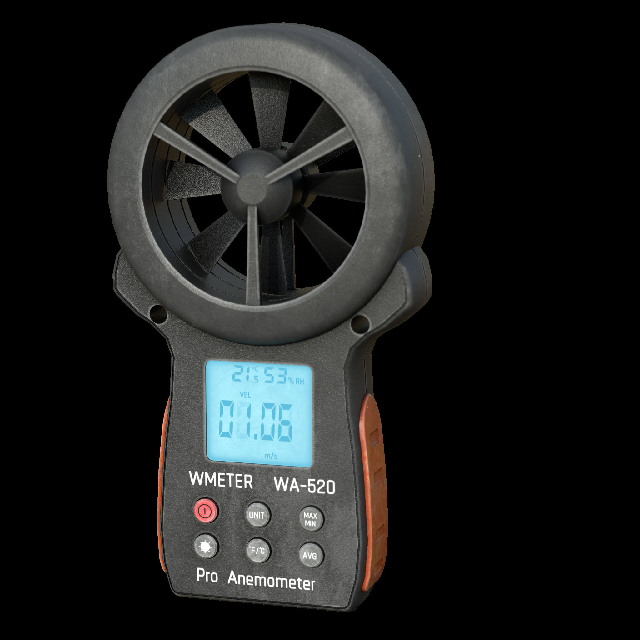 Anemometer - 3D Model by sanchiesp