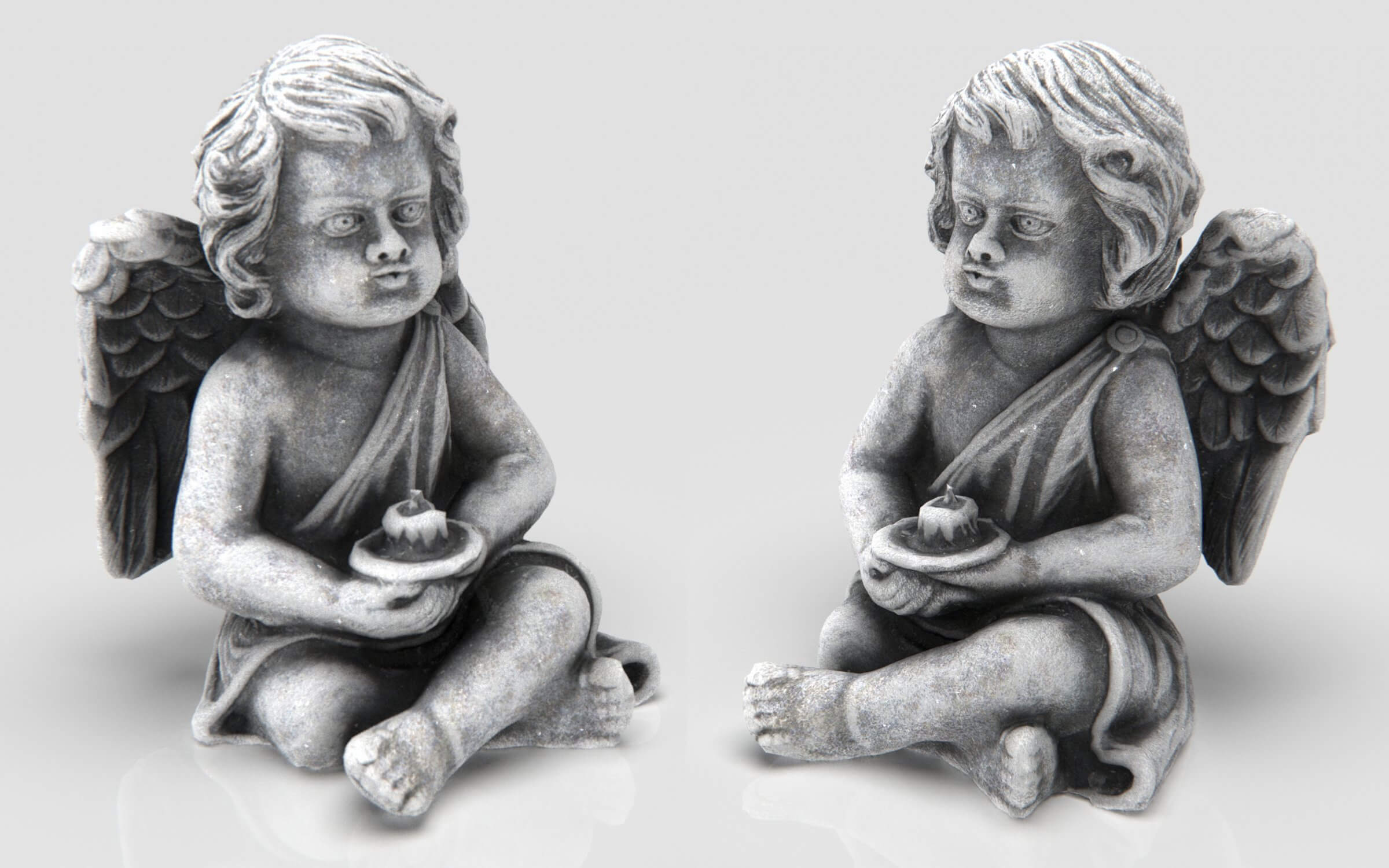 Angel with Candle - 3D Model by sanchiesp