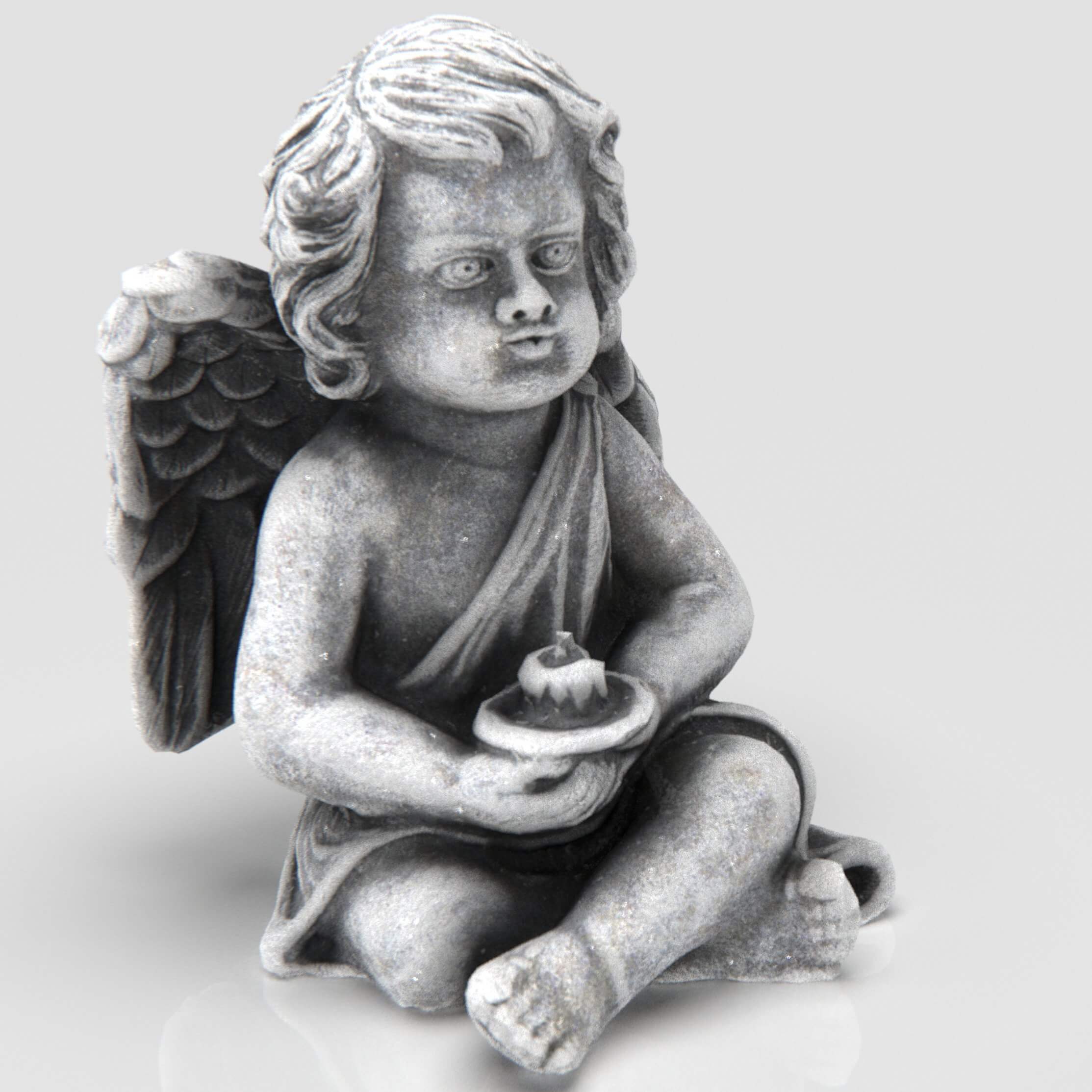 Angel with Candle - 3D Model by sanchiesp