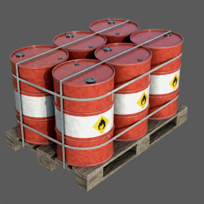 Pbr Models | Industrial | Barrels | RenderHub