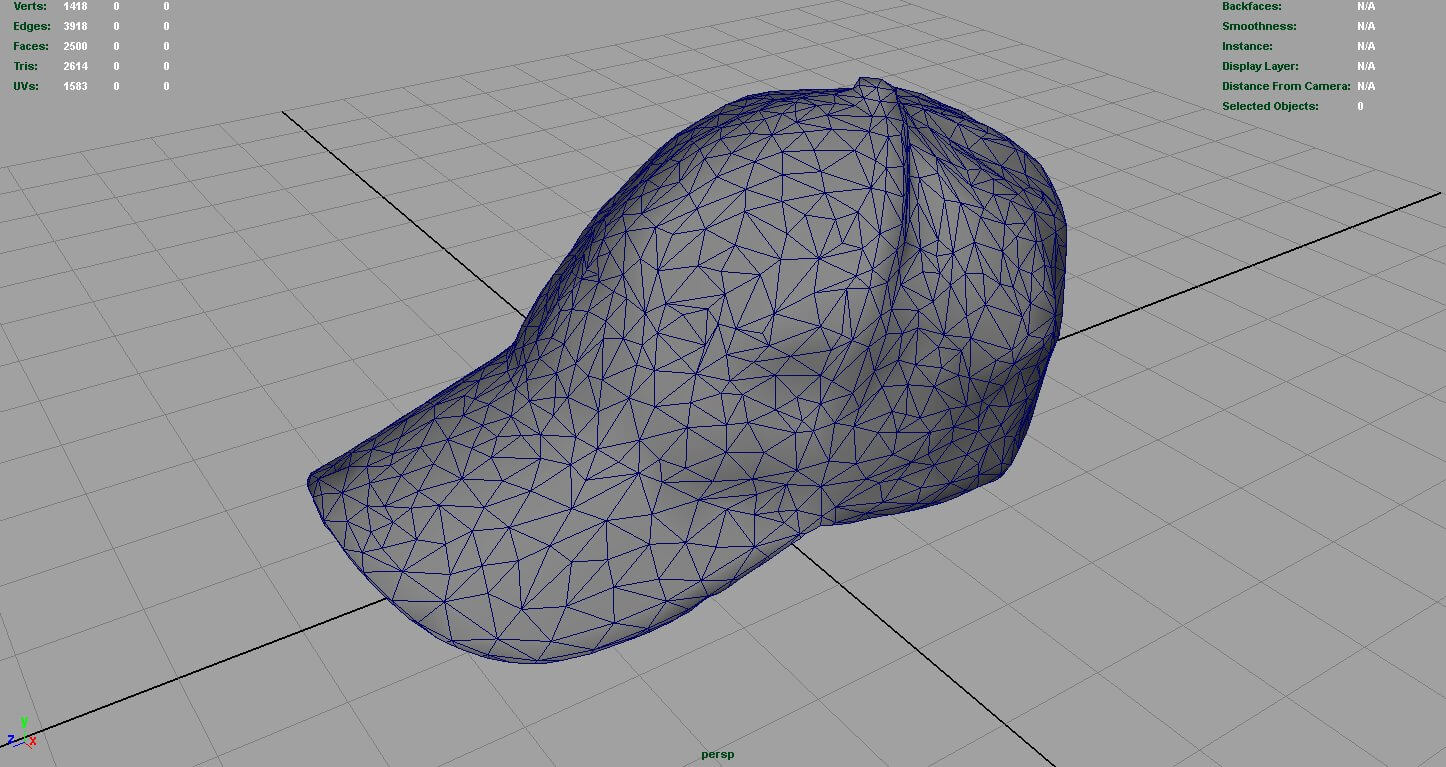 Dunlop Baseball Cap - 3D Model by sanchiesp