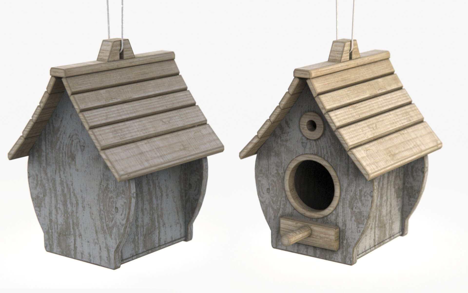 Birdhouse - 3D Model by sanchiesp