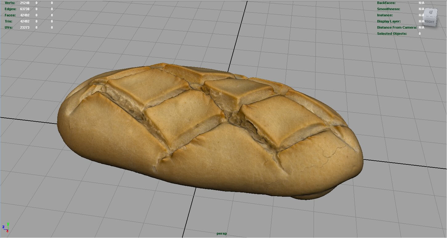 Bread - 3D Model by sanchiesp