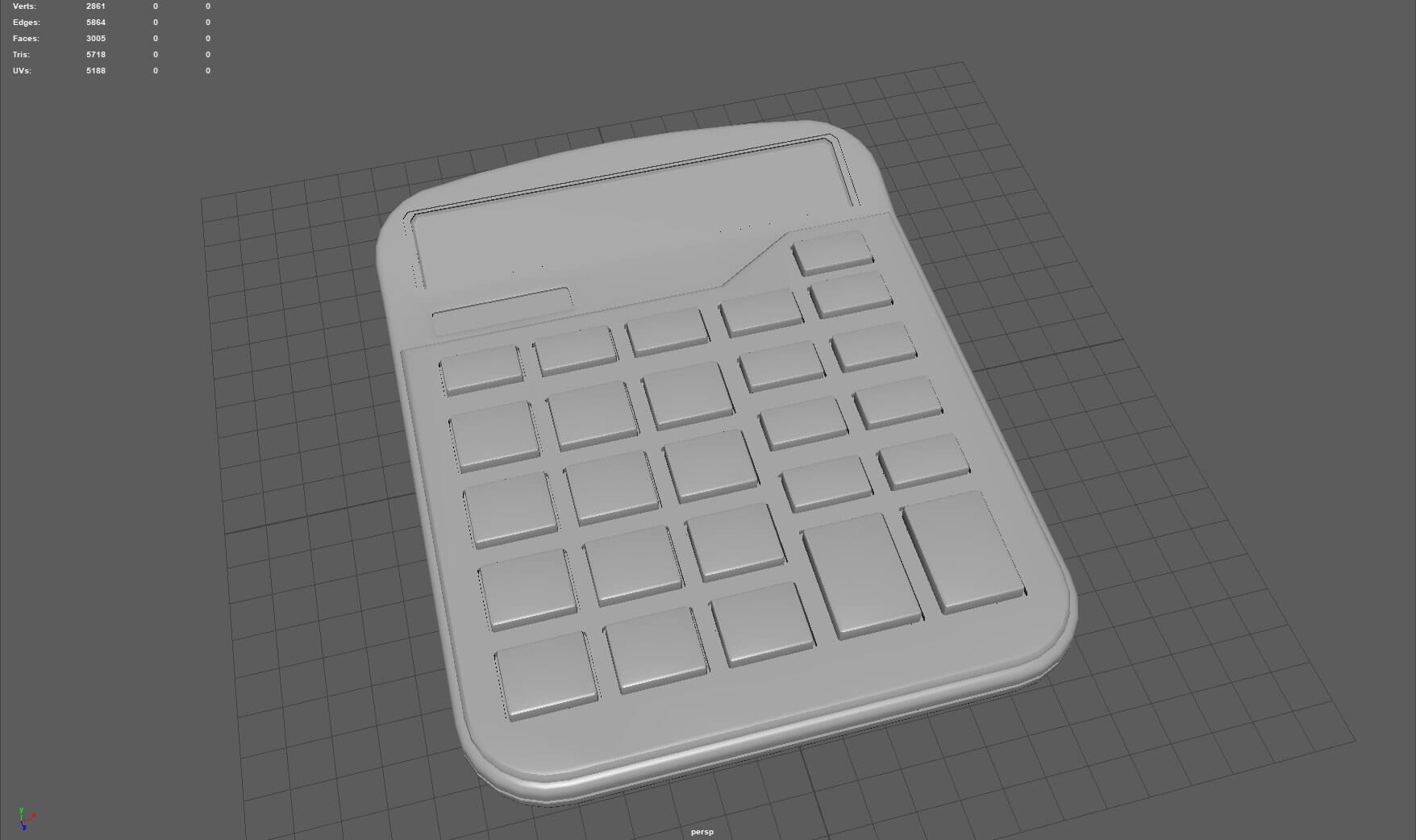 Calculator - 3D Model by sanchiesp