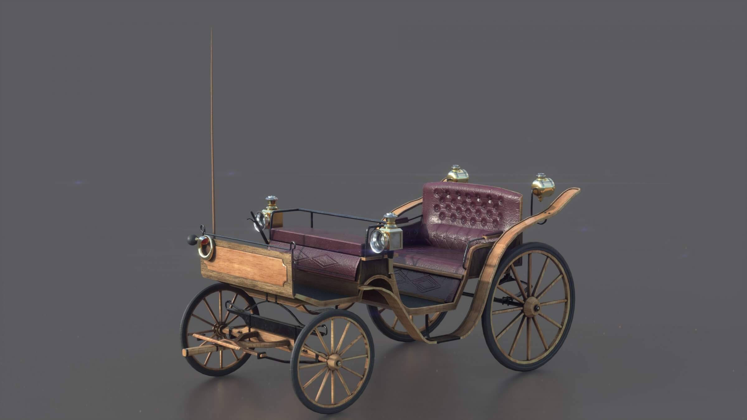 Carriage - 3D Model by sanchiesp