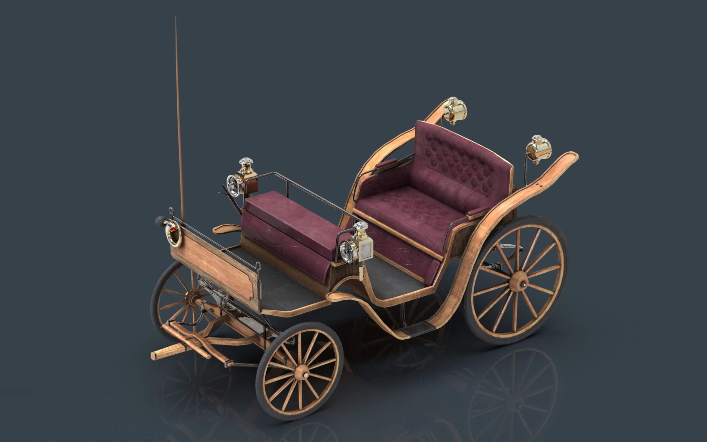 Carriage - 3D Model by sanchiesp