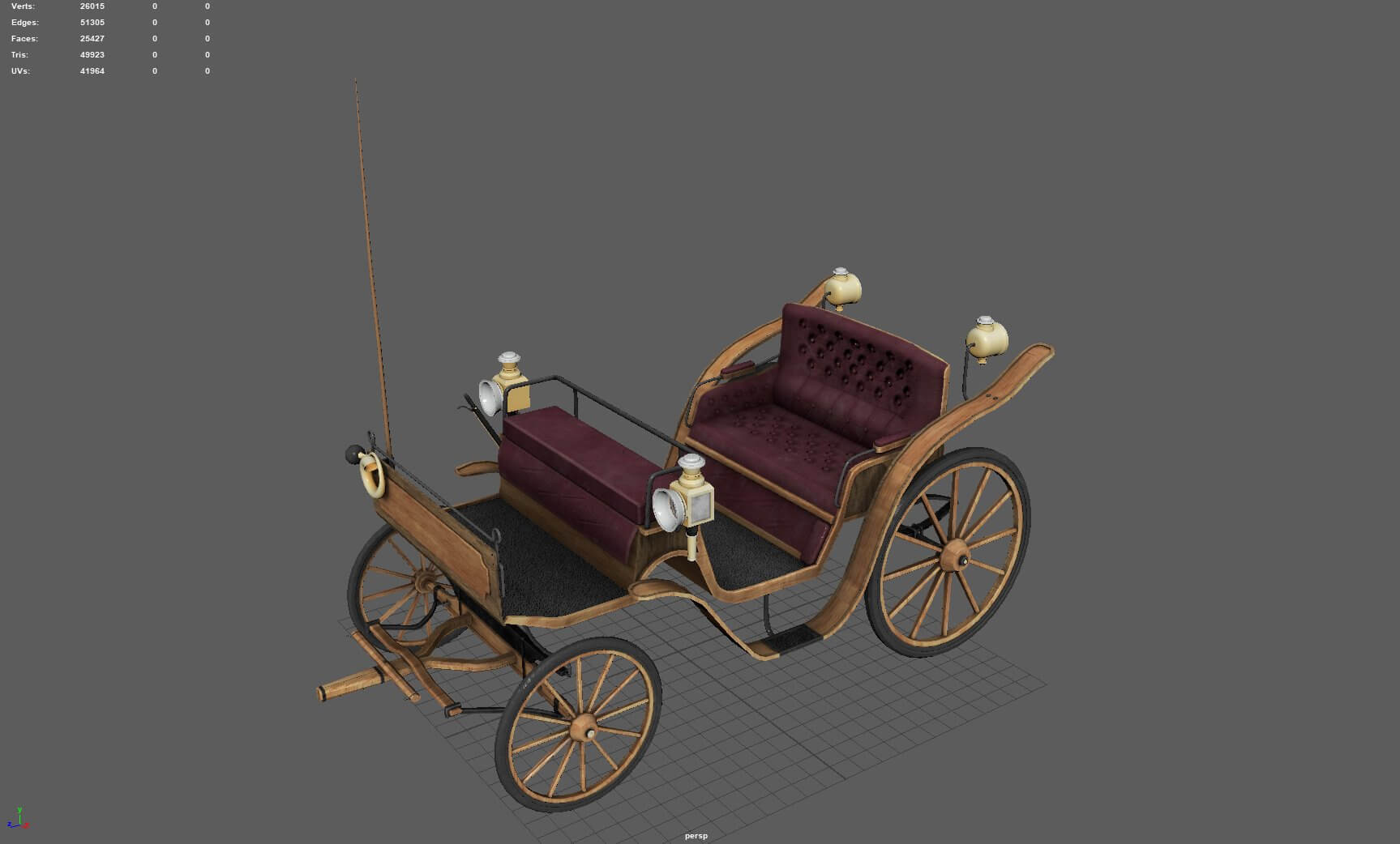 Carriage - 3D Model by sanchiesp