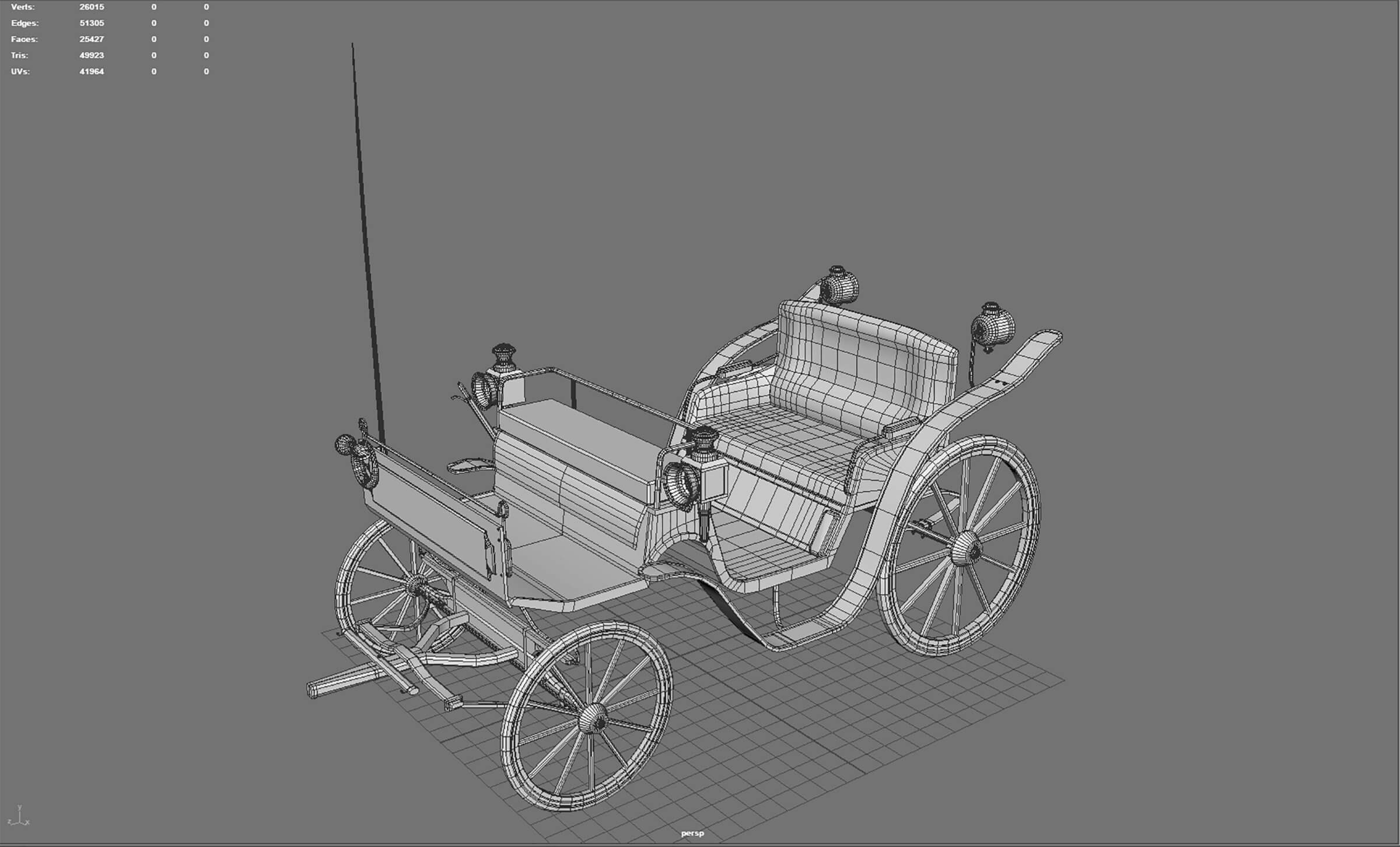 Carriage - 3D Model by sanchiesp