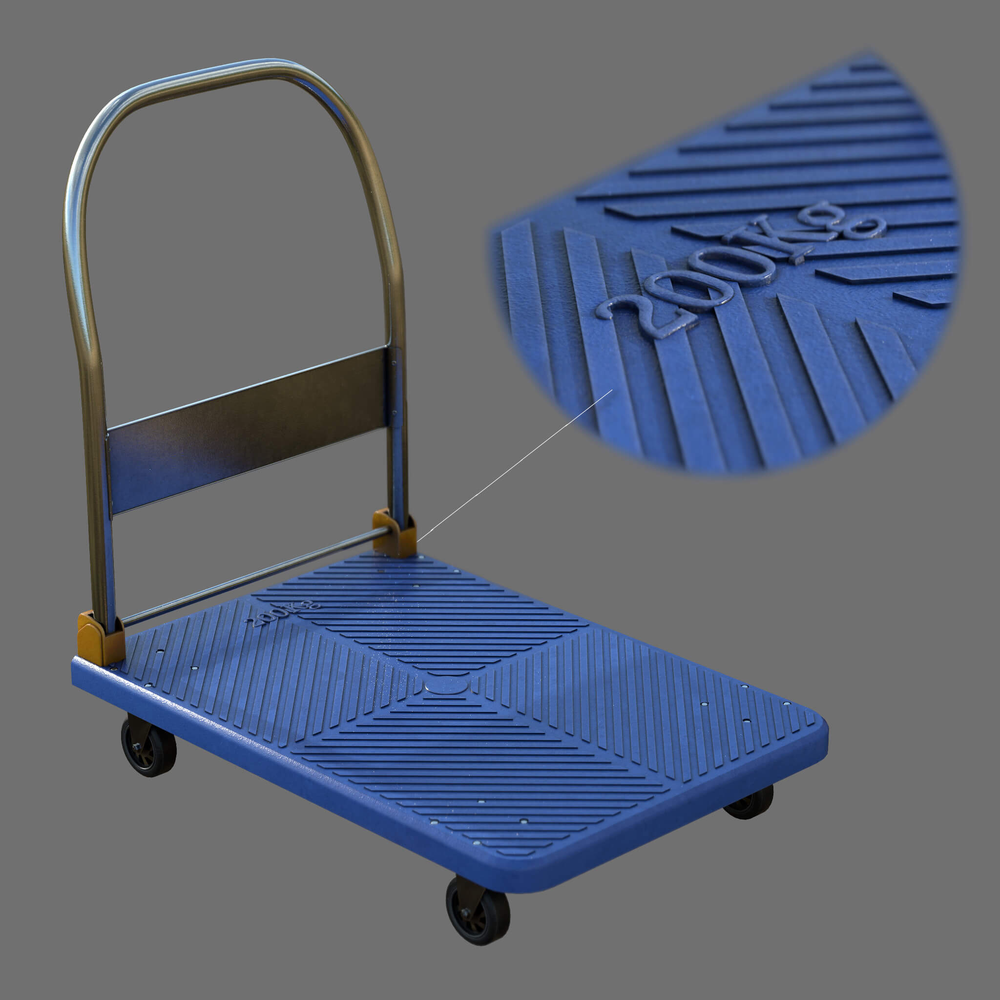 Cart Platform Truck - 3D Model by sanchiesp