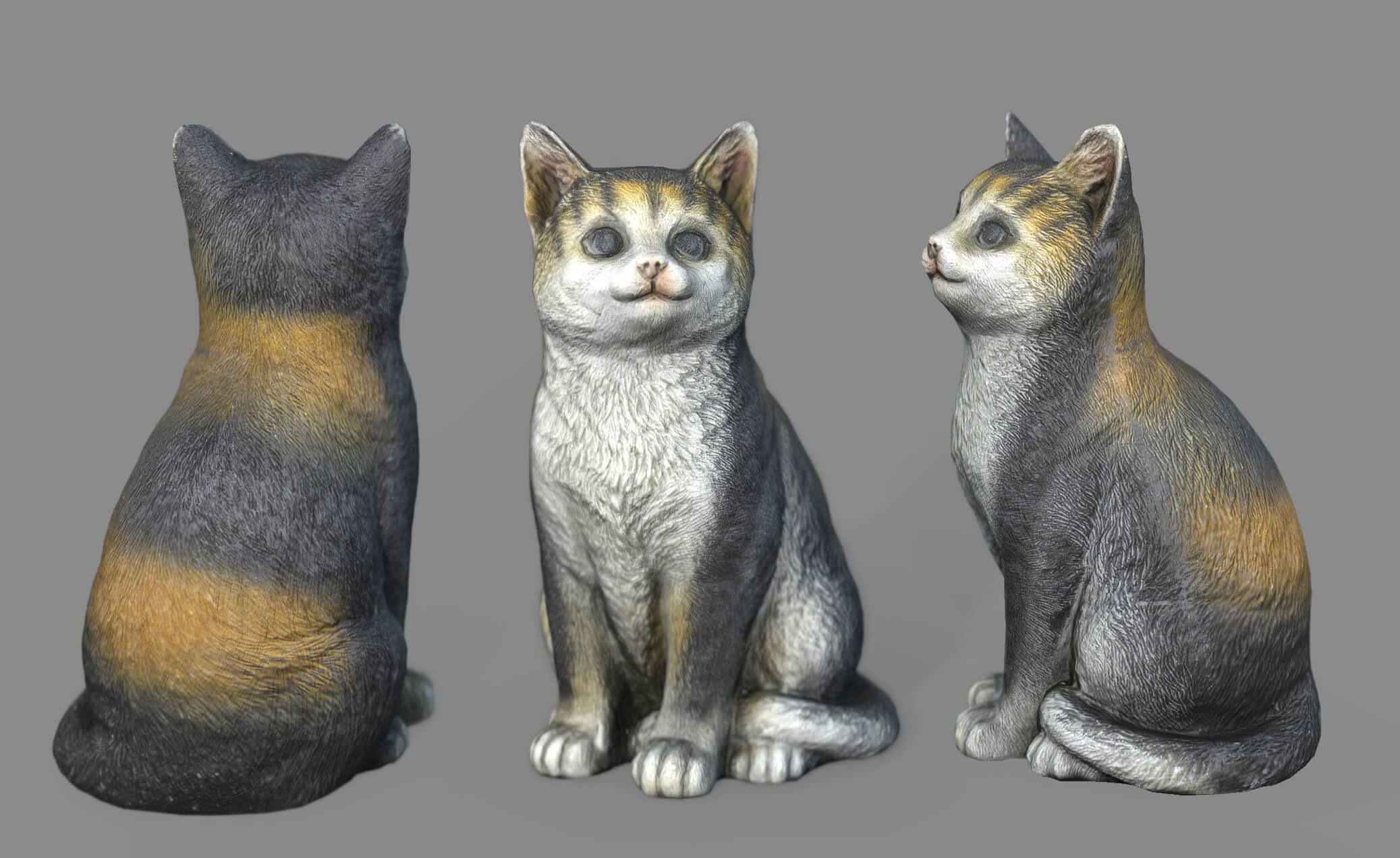 Cat Statue Decoration - 3D Model by sanchiesp