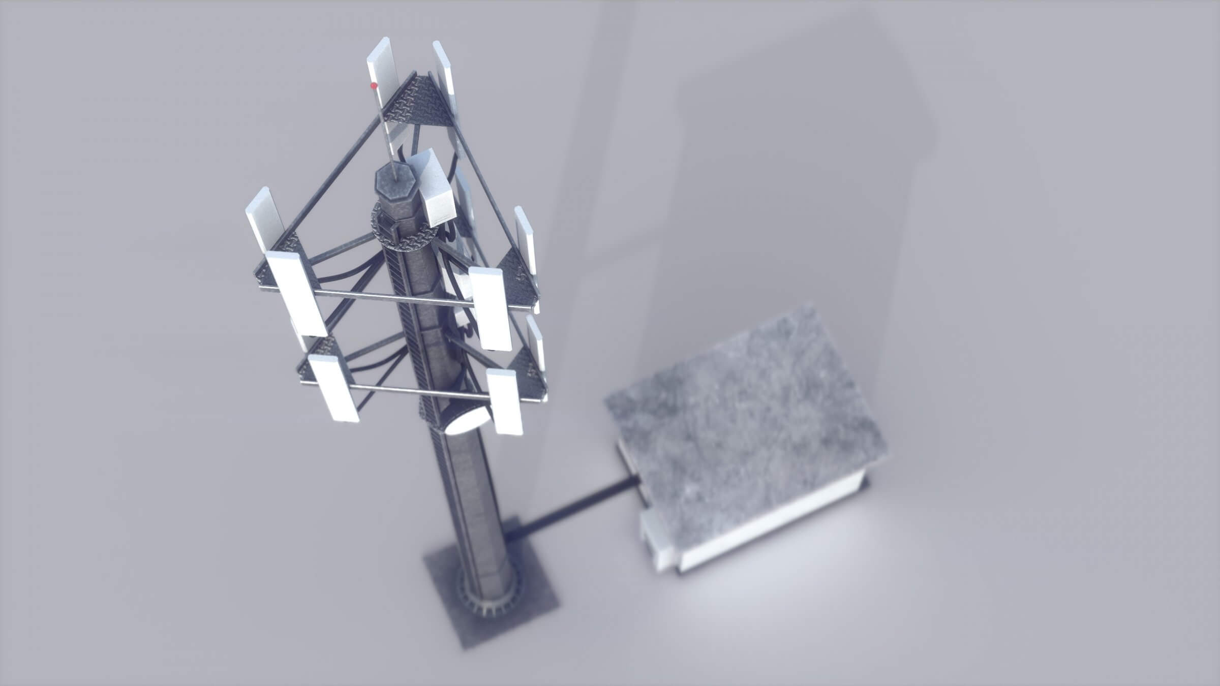 Cell Site - 3D Model by sanchiesp