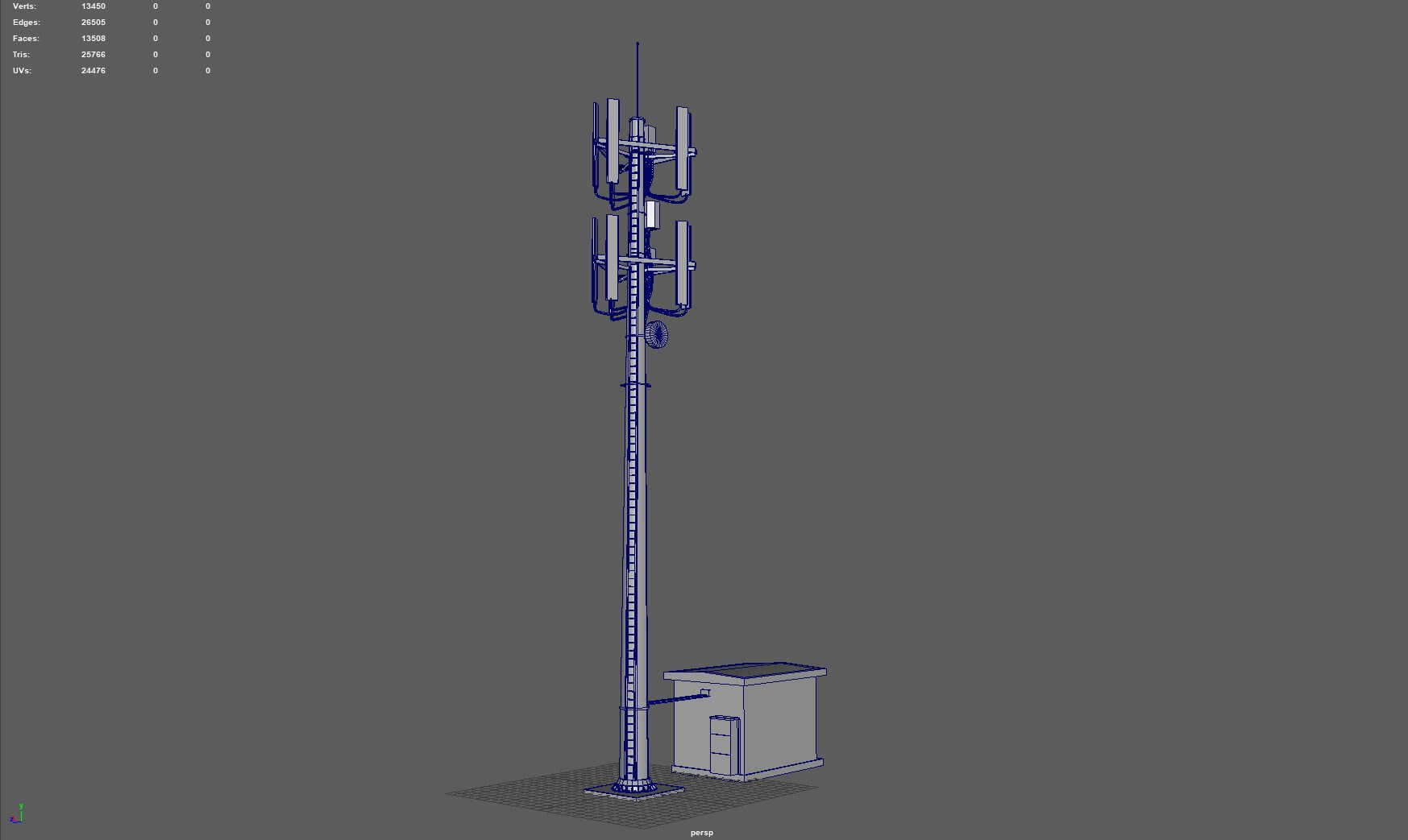 Cell Site - 3D Model by sanchiesp