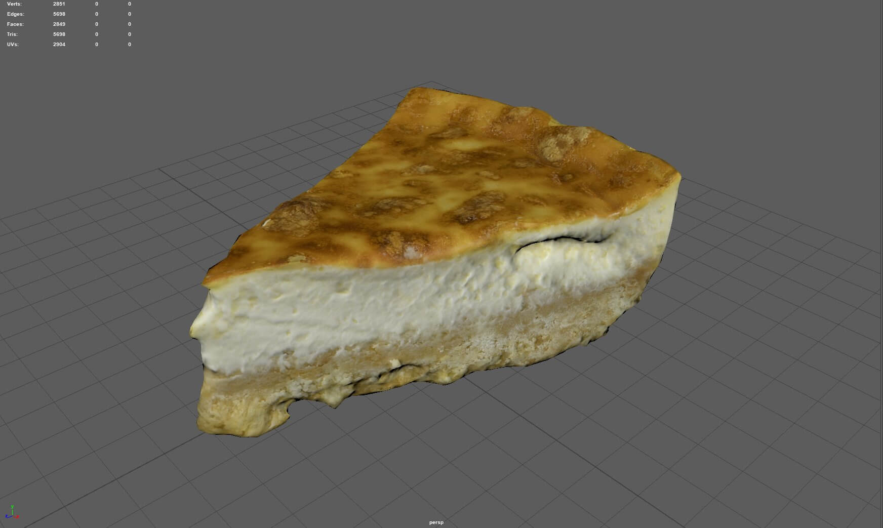 Cheesecake - 3D Model by sanchiesp