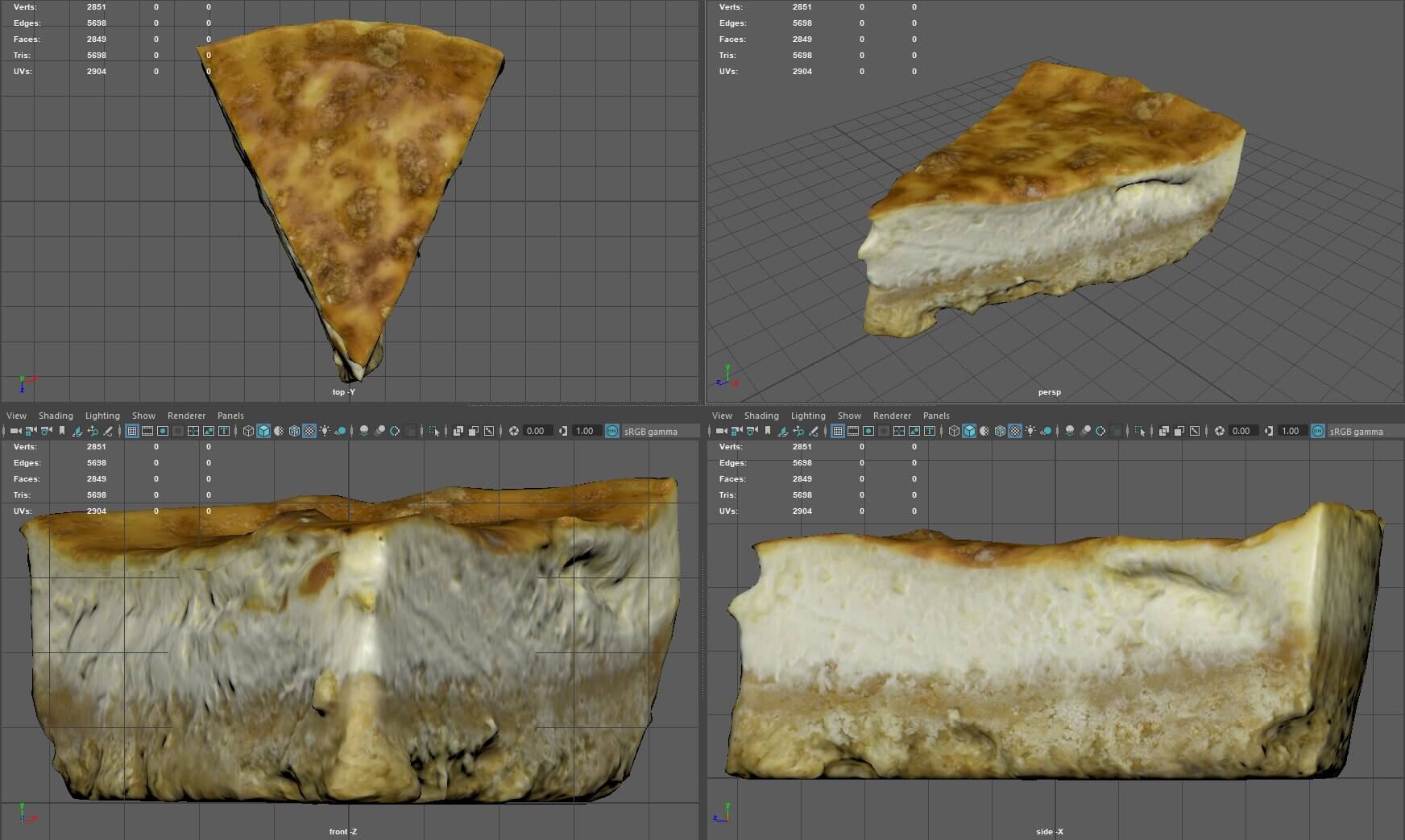 Cheesecake - 3D Model by sanchiesp