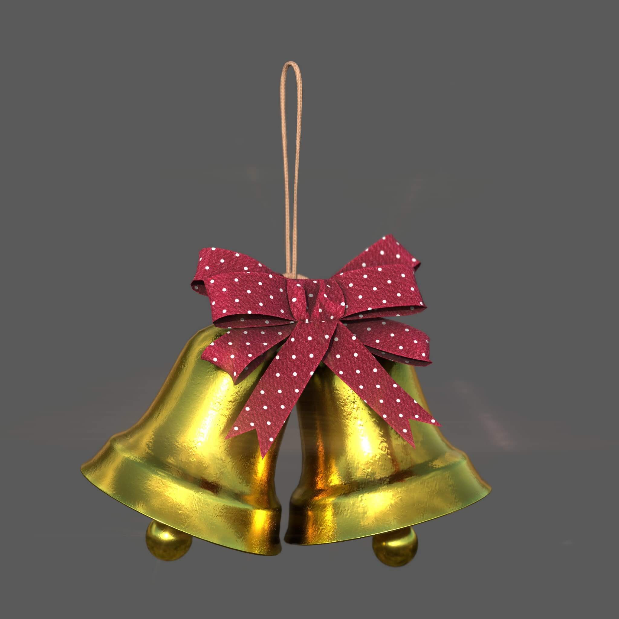 Christmas Bells - 3D Model by sanchiesp