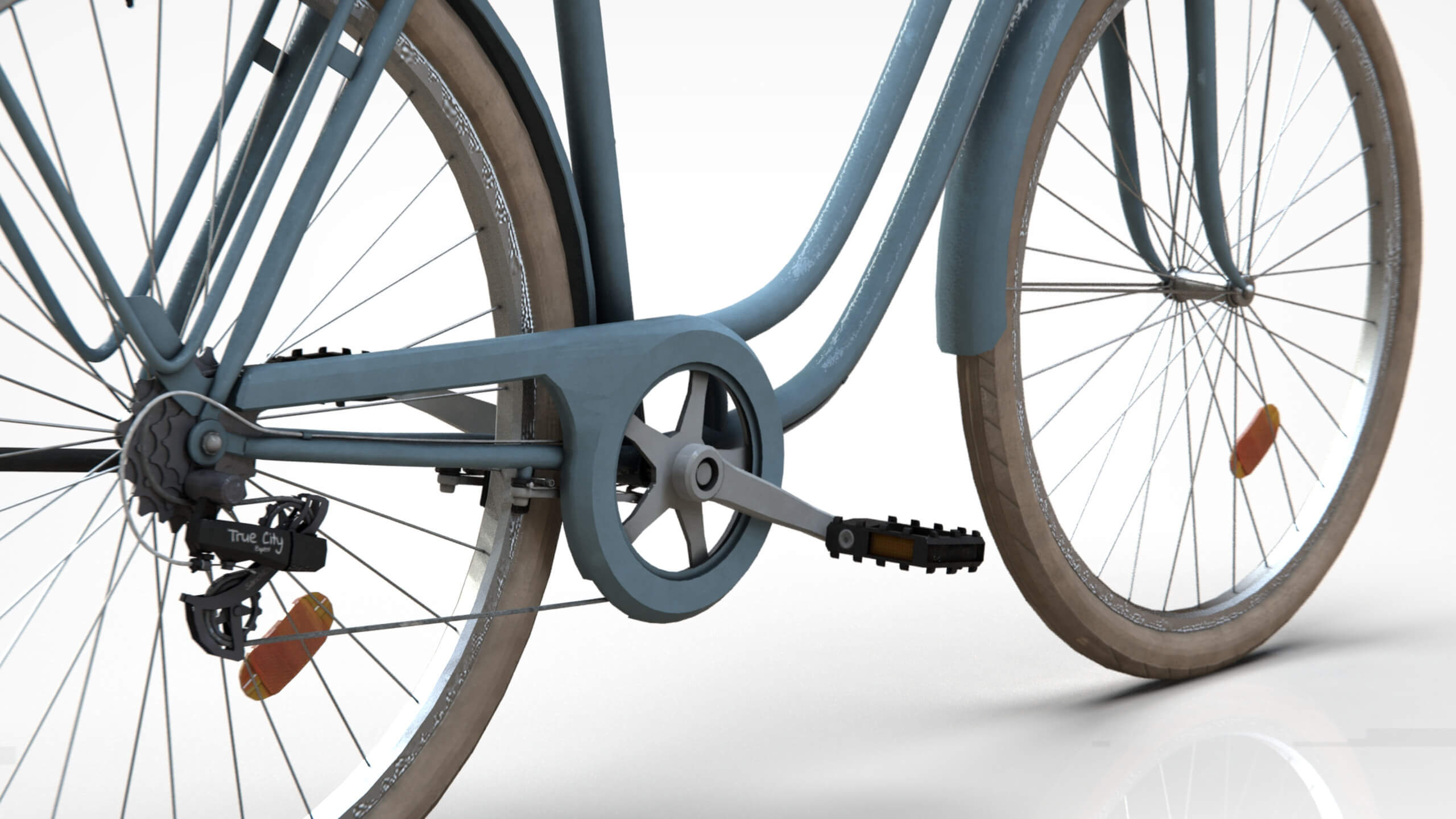 Classic City Bike - 3D Model by sanchiesp
