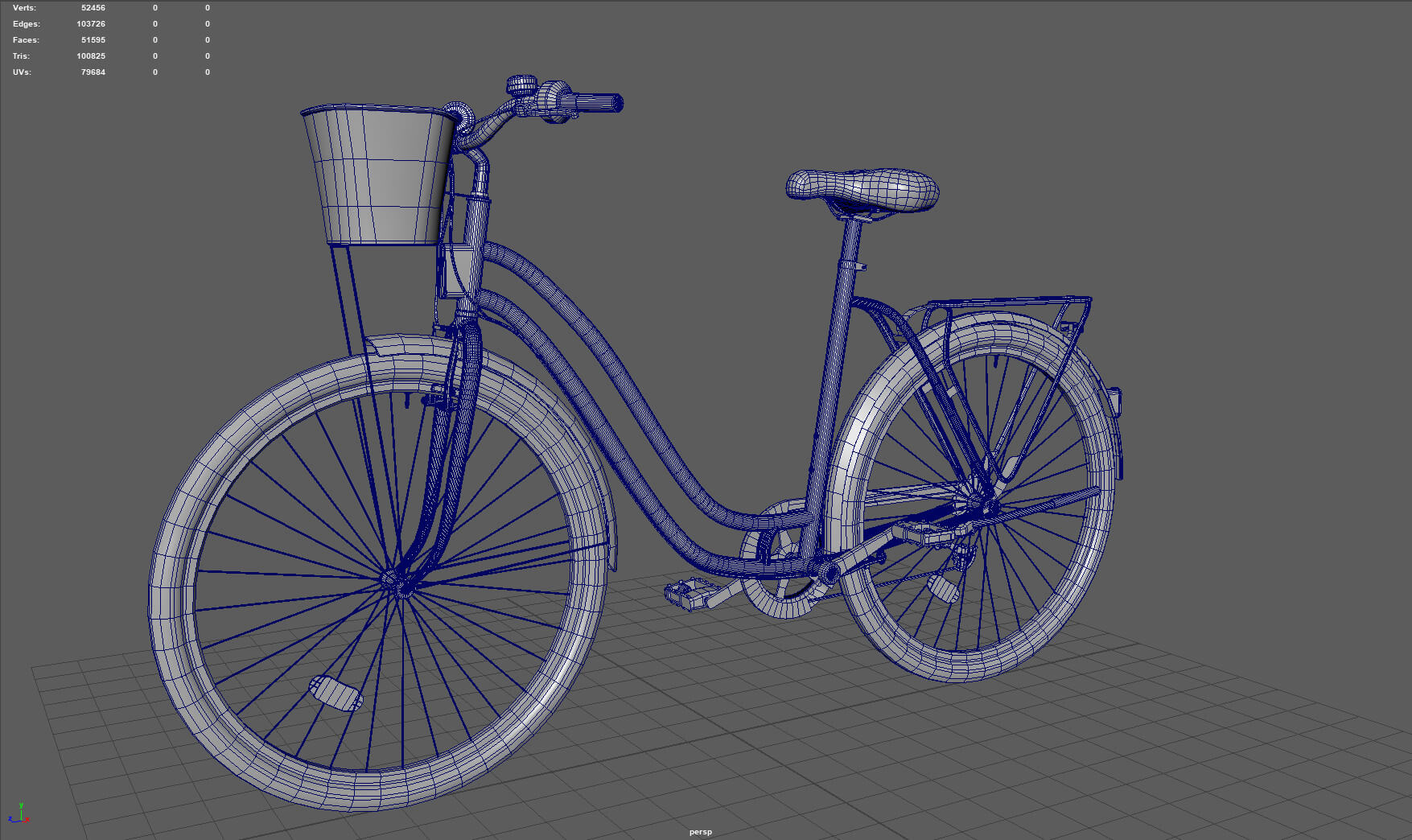 Classic City Bike - 3D Model by sanchiesp