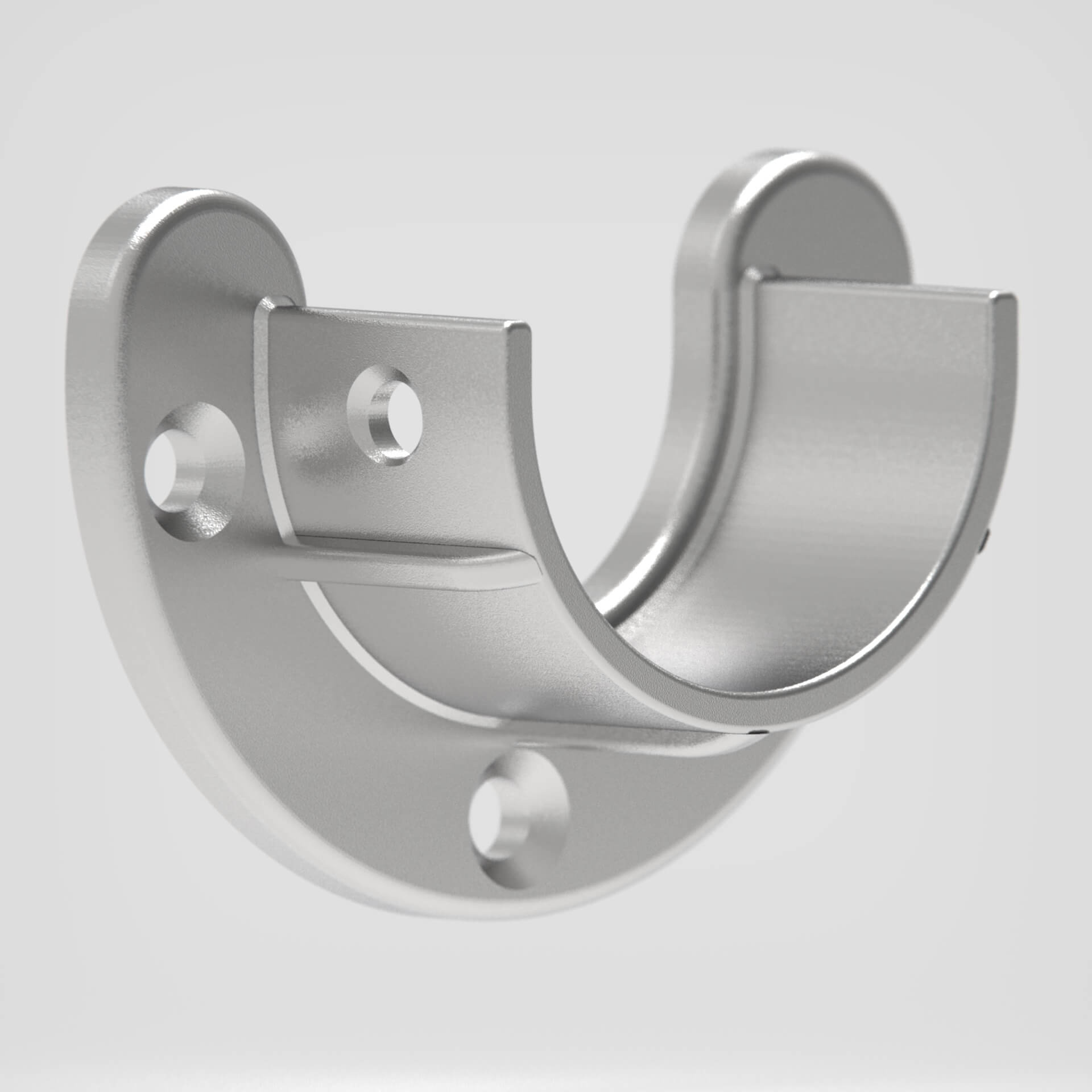 Closet Rod Support - 3D Print Model by sanchiesp