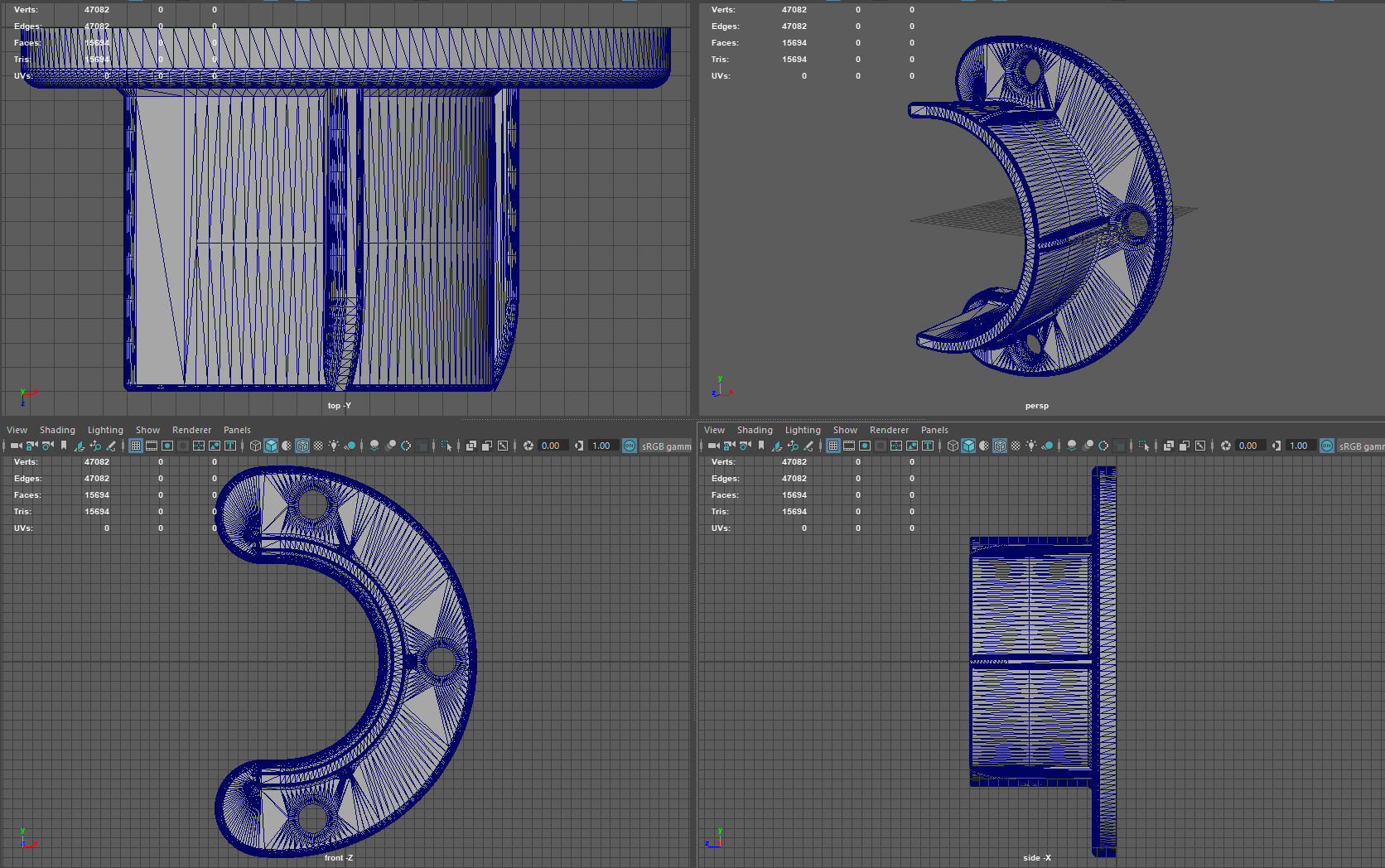 Closet Rod Support - 3D Model by sanchiesp