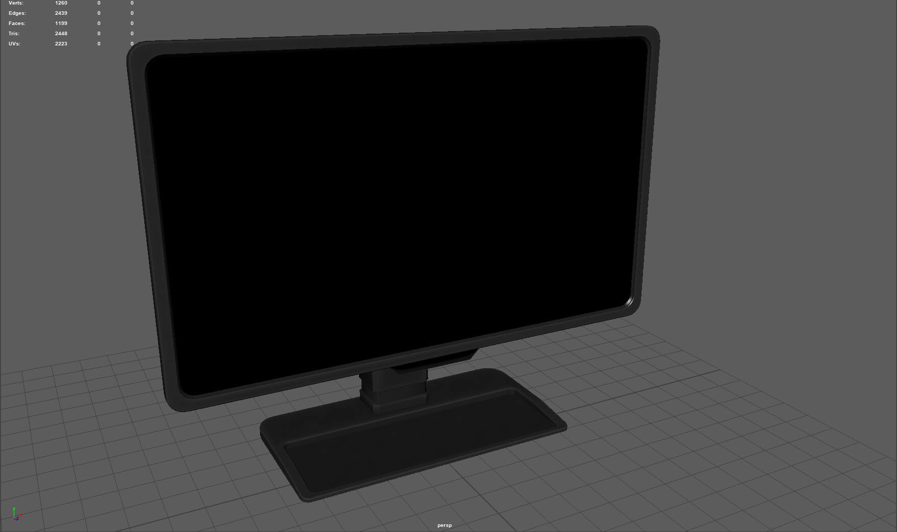 Computer Screen - 3D Model by sanchiesp