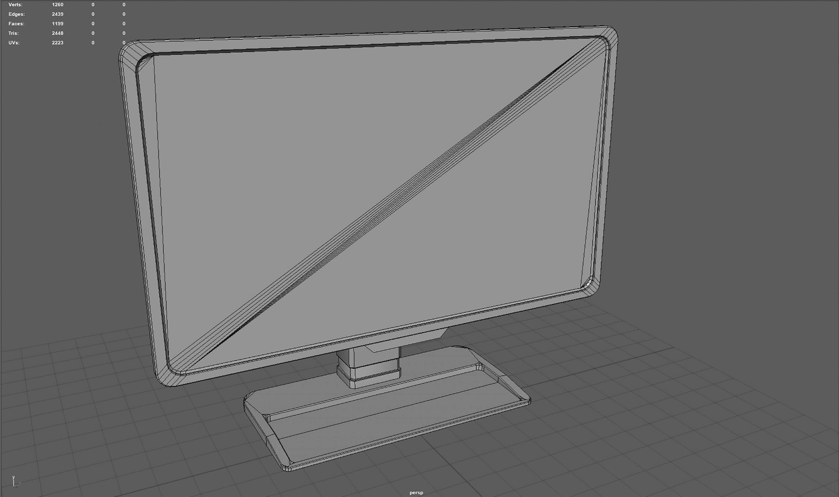 Computer Screen - 3D Model by sanchiesp