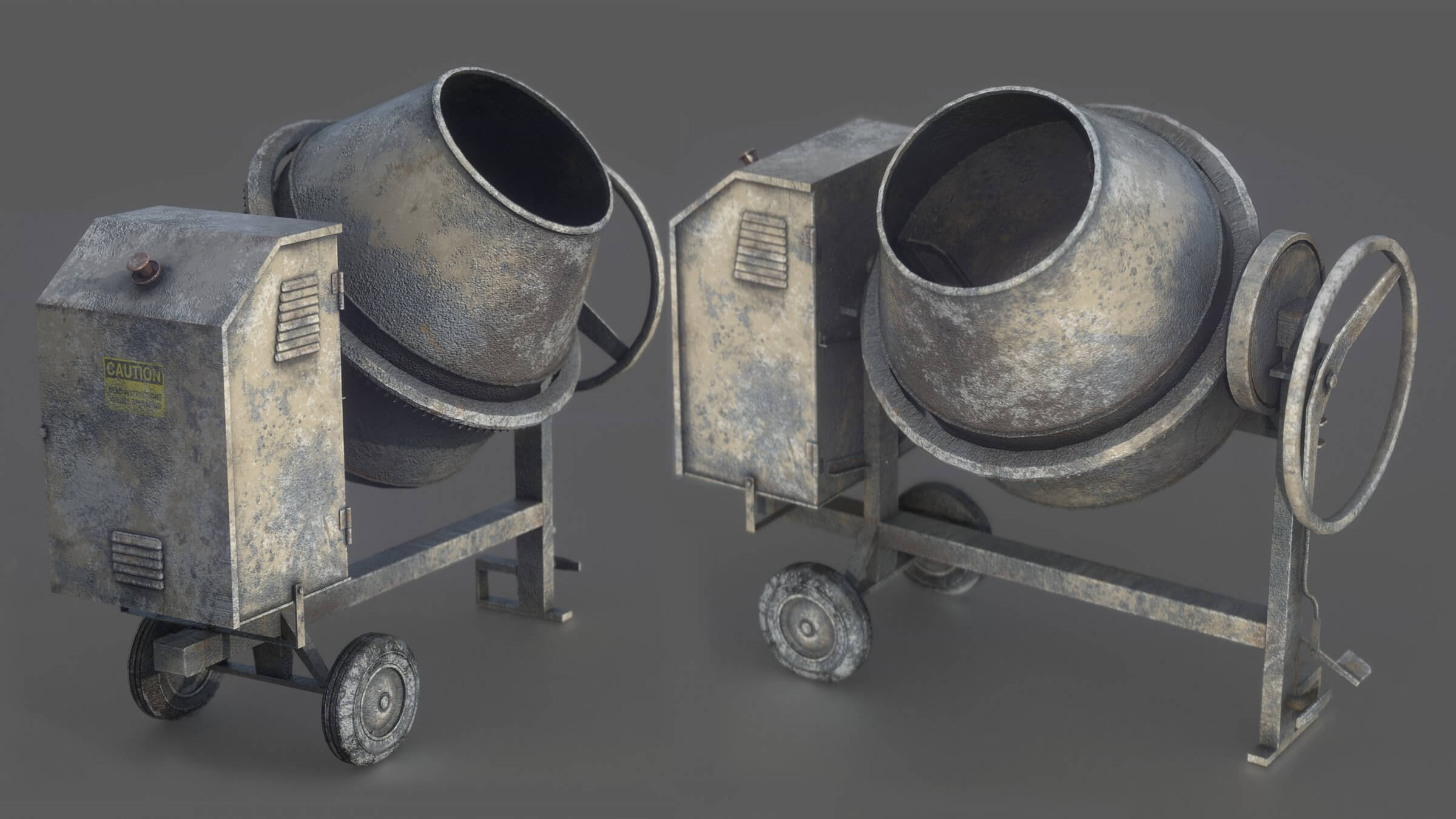 Concrete Mixer - 3D Model by sanchiesp