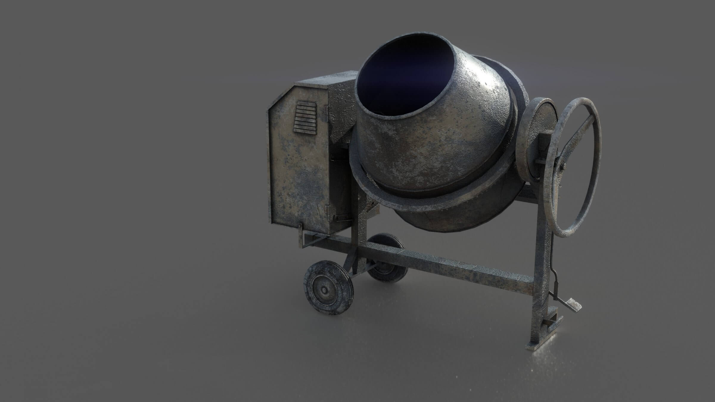 Concrete Mixer - 3D Model by sanchiesp