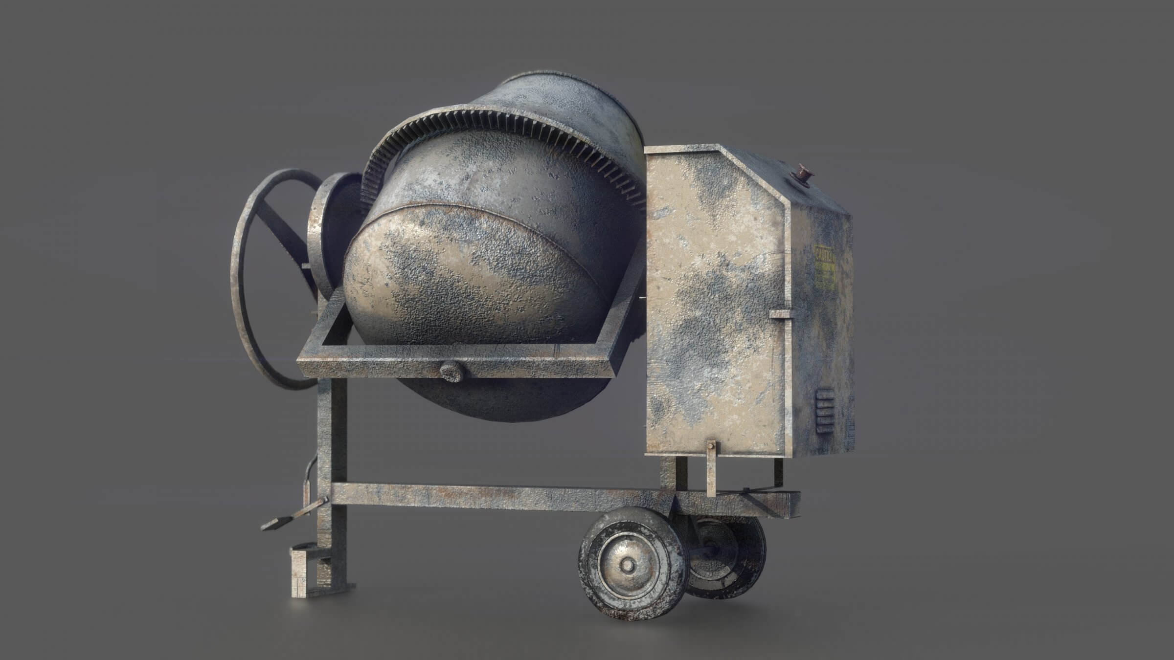 Concrete Mixer - 3D Model by sanchiesp