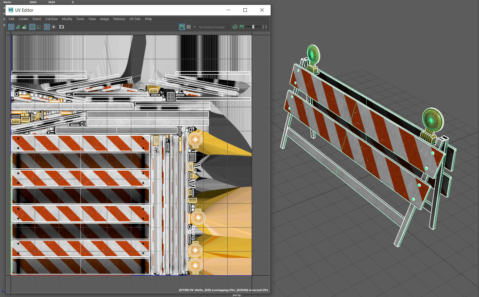 Construction Barrier - 3D Model by sanchiesp