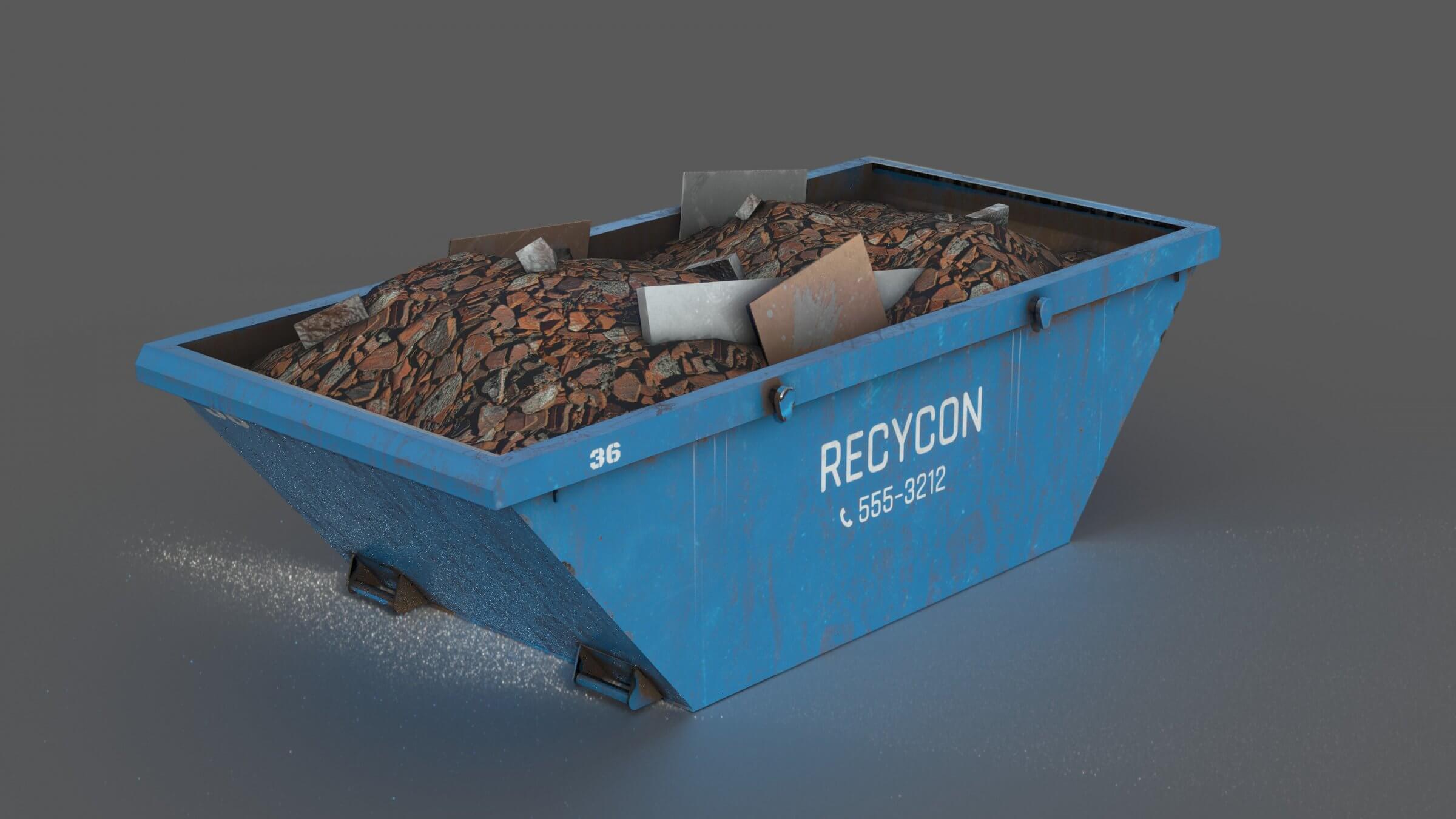 Construction Container - 3D Model by sanchiesp