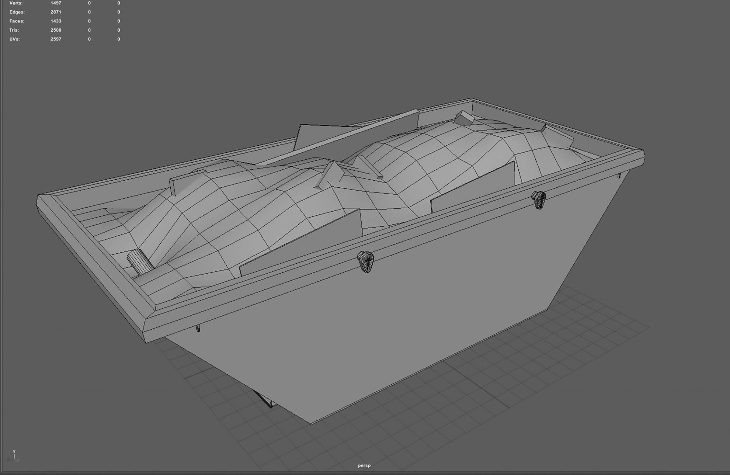 Construction Container - 3D Model by sanchiesp
