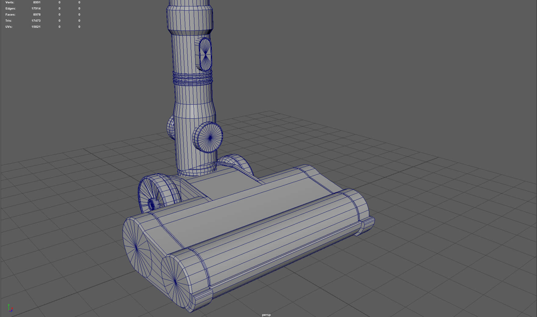 Cordless Vacuum Cleaner - 3D Model by sanchiesp